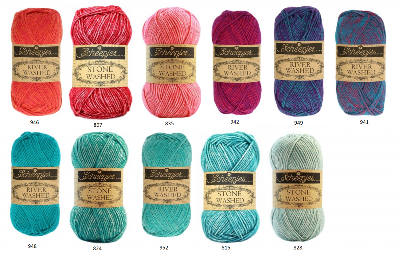 Color combinations for the Eucalyptus wrap – A Spoonful of Yarn